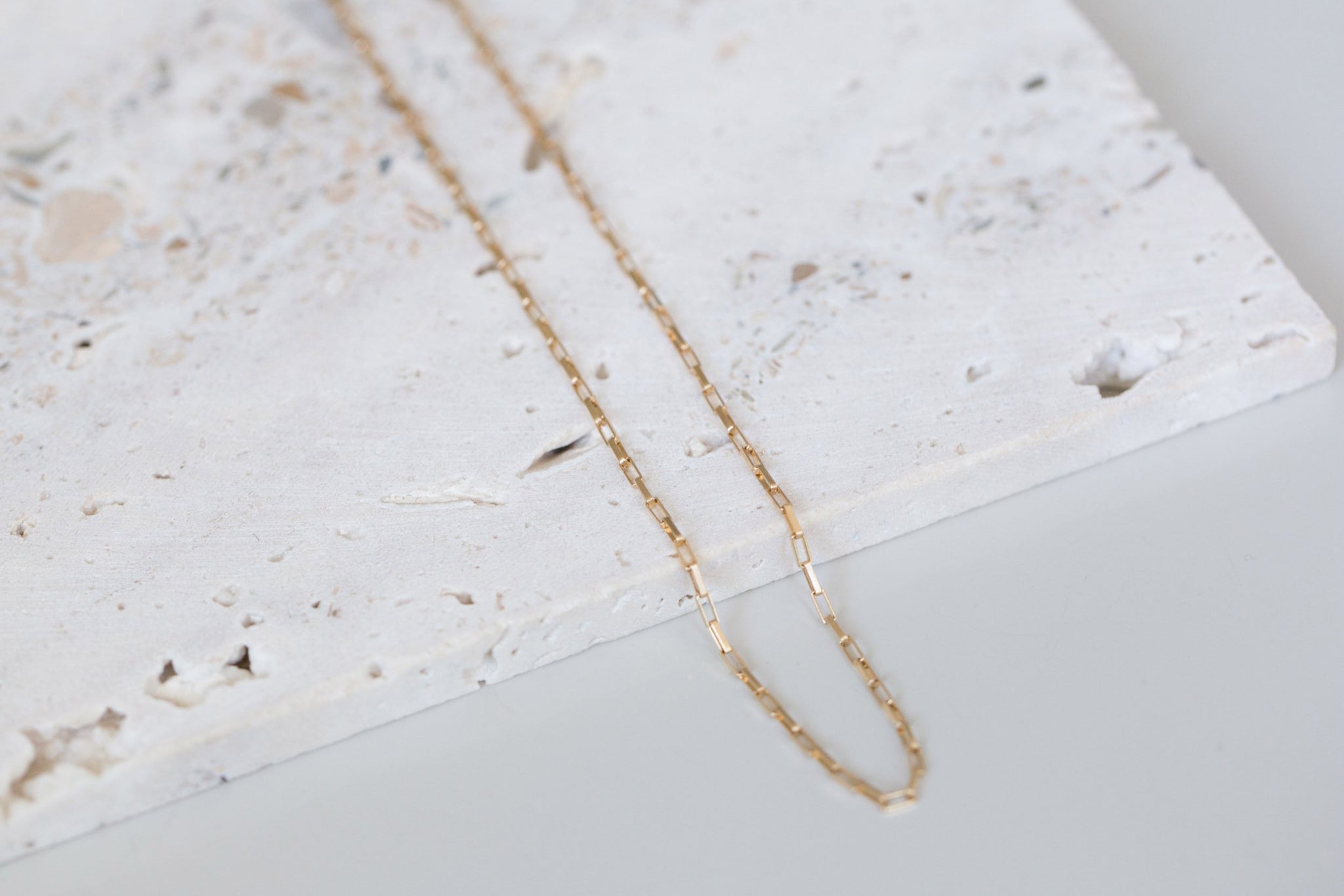 Elongated Box Chain | 14k Recycled Gold