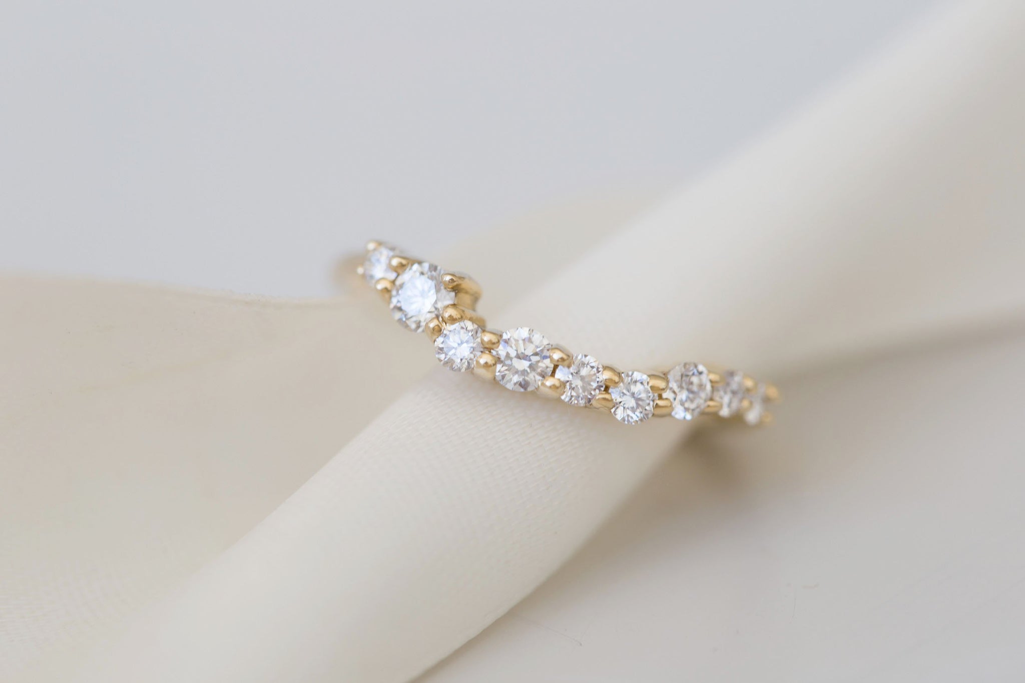 Ilia Diamond Band | 14k Recycled Gold